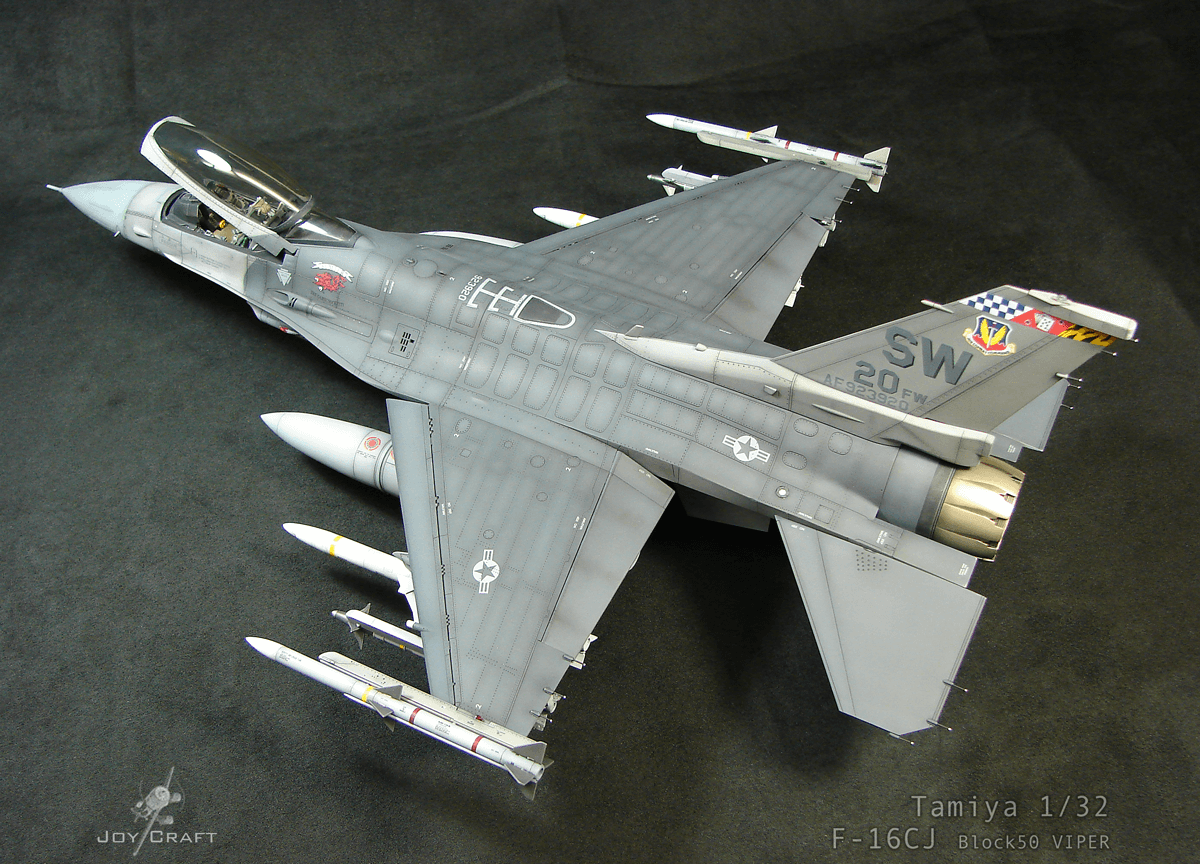 F-16CJ - Block 50 - Tamiya 1/32 - Ready for Inspection - Large Scale Planes
