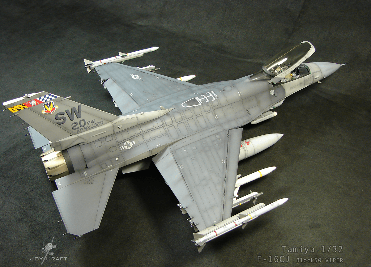 F-16CJ - Block 50 - Tamiya 1/32 - Ready for Inspection - Large Scale Planes