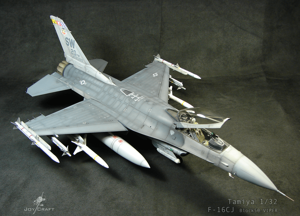 F-16CJ - Block 50 - Tamiya 1/32 - Ready for Inspection - Large Scale Planes